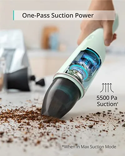 Eufy HomeVac H11 Cordless Vacuum Cleaner 1.2lbs Ultra-Lightweight ...