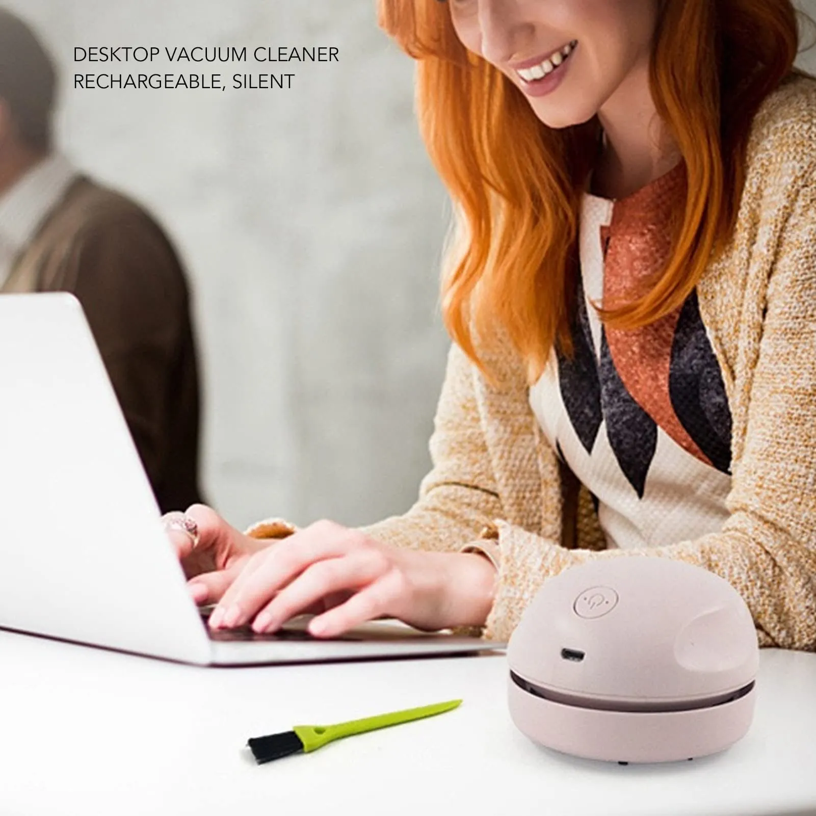 HEEPDD Mini Desktop Vacuum Cleaner - Handheld Cordless USB Crumb ...