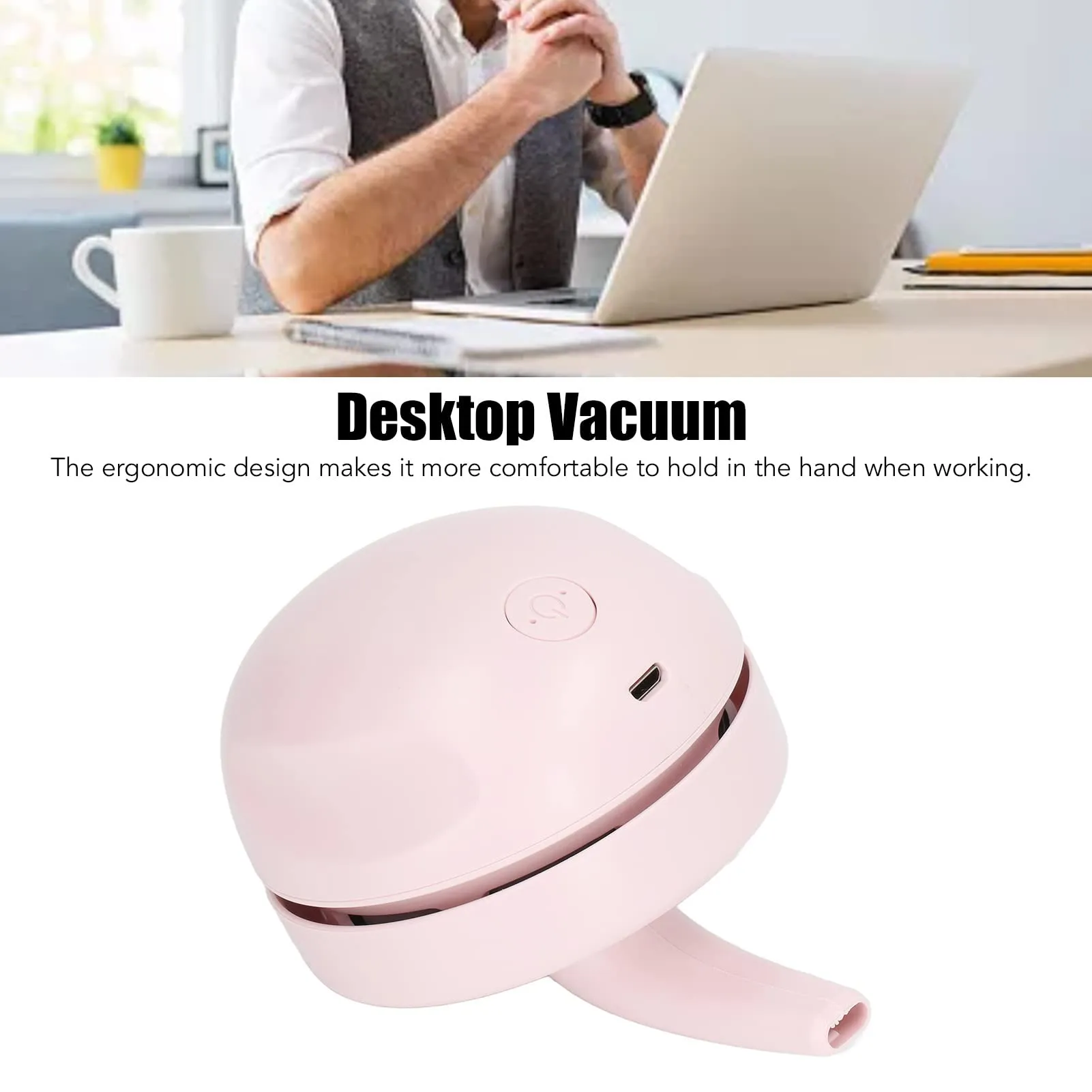 HEEPDD Mini Desktop Vacuum Cleaner - Handheld Cordless USB Crumb ...