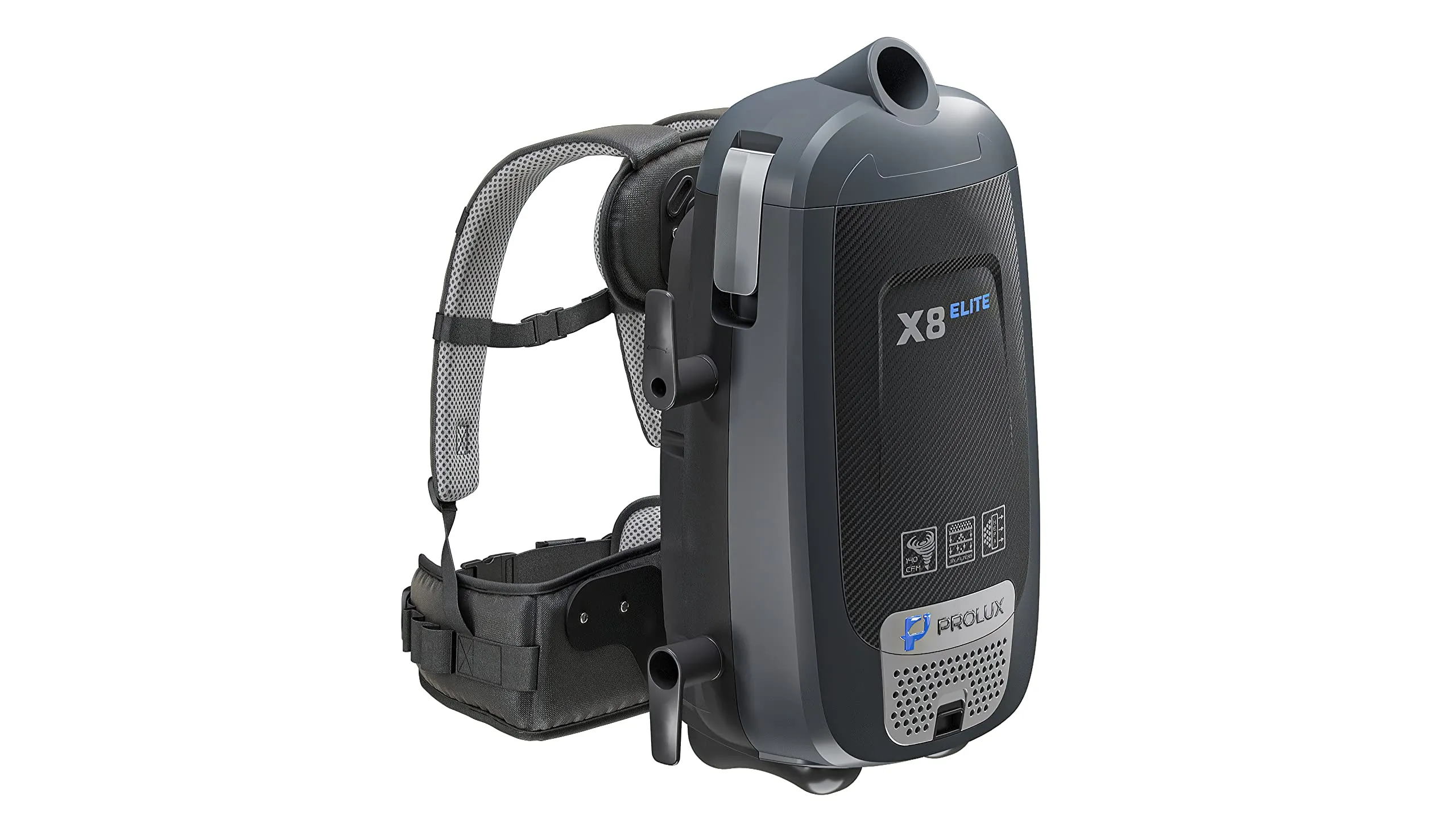 Prolux X8 Elite Canister Backpack Vacuum With HEPA Filtration, LED ...