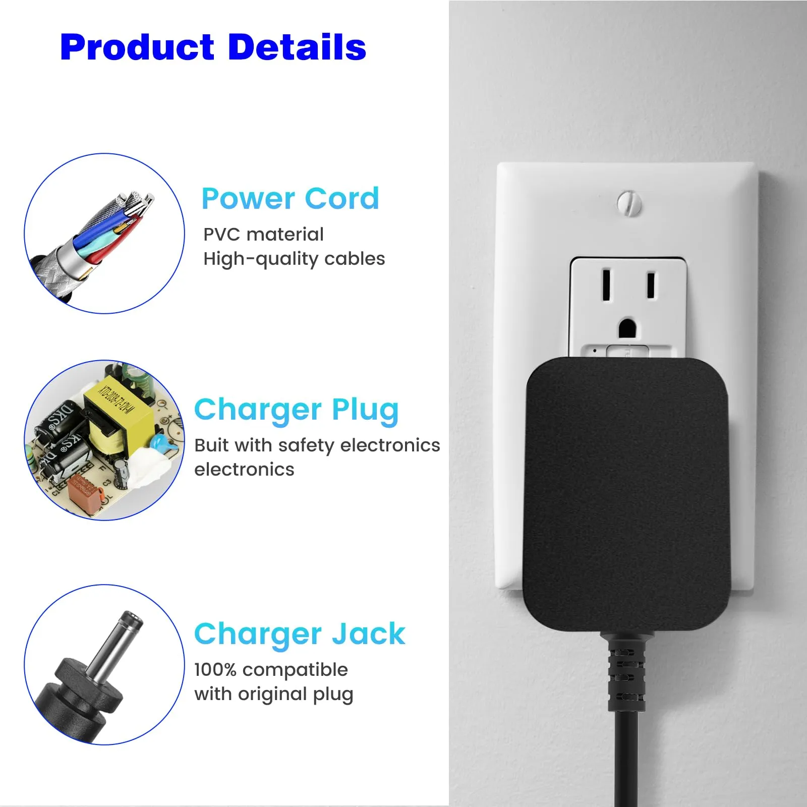 Replacement Charger For Shark CH950 CH951 UltraCyclone Pro Handheld ...