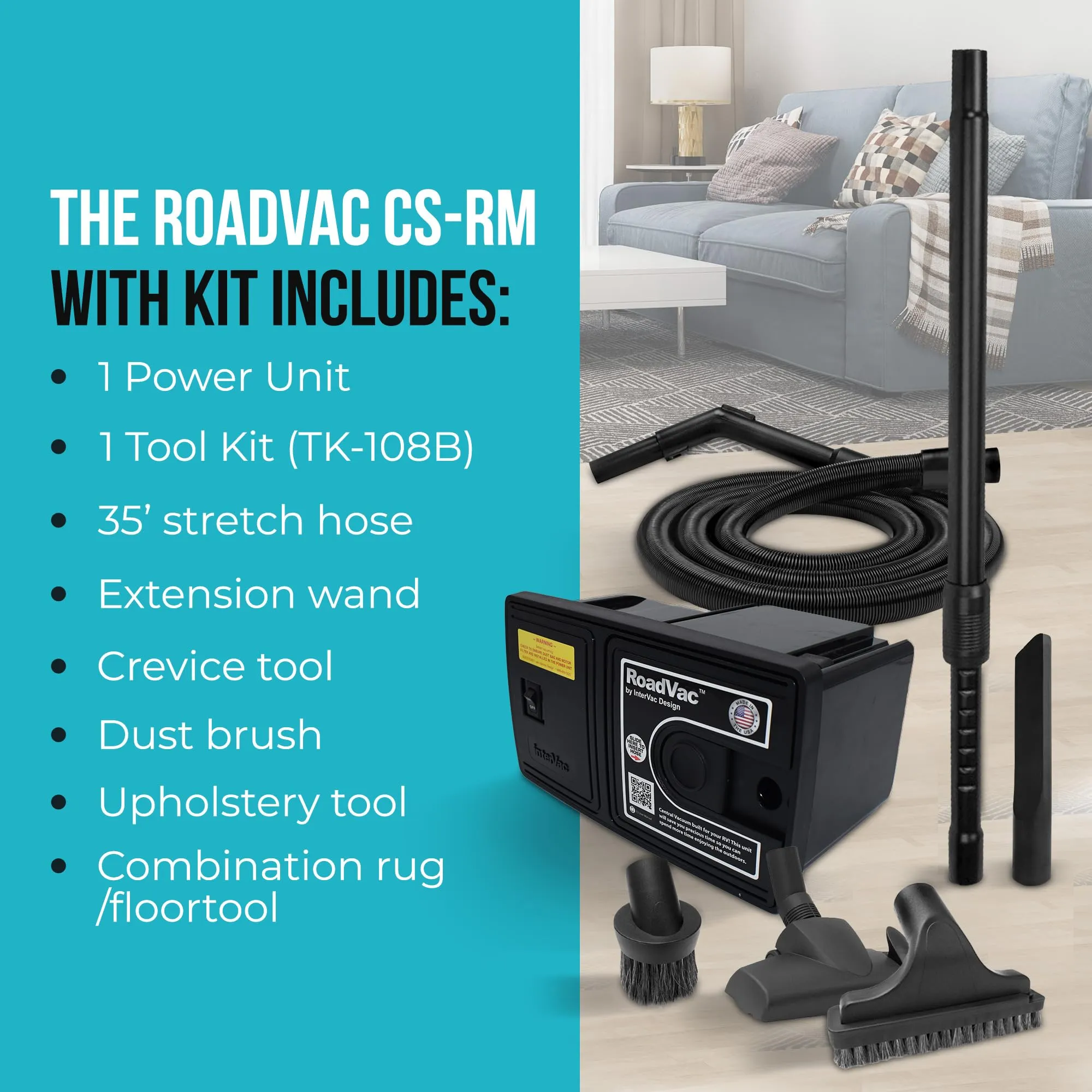 RV Central Vacuum System By RoadVac For RVs, Boats, Campers, And Tiny ...